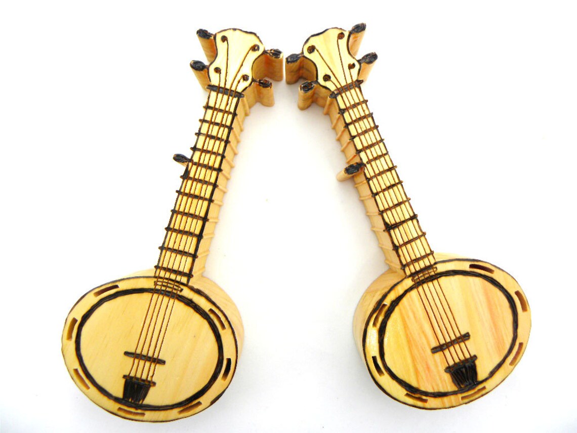 Mini Pine Wood Banjo - Etsy