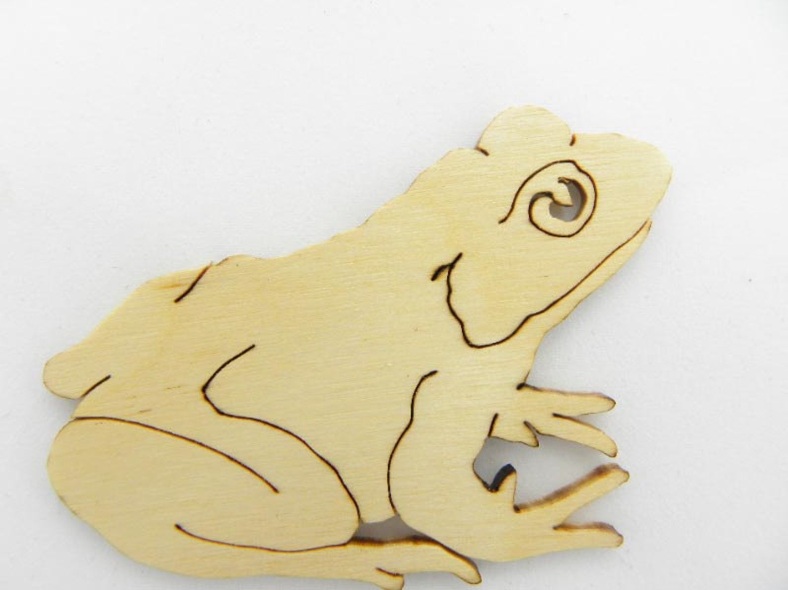 Wood Frog Cut Out, Wood Frog Christmas Tree Ornament, Frog Magnet, Frog ...