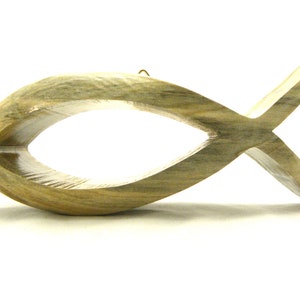 Jesus Fish Outline Wood Wall Art, Ichthys, Ichthus, Christian Fish ...