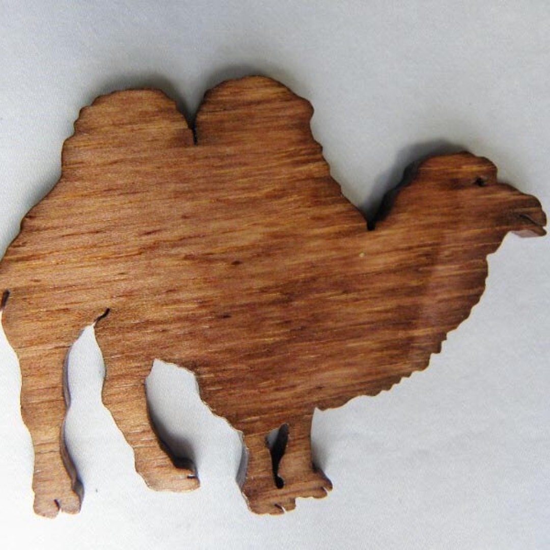 Wood Camel Cut Out, Wood Camel Ornament, Wood Camel Magnet, Wood Camel ...
