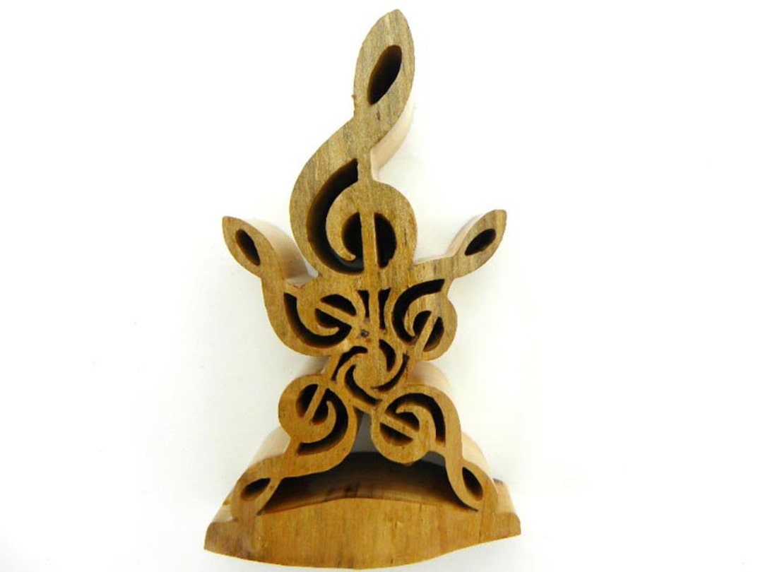 G Clef Sculpture Sycamore Wood Art Décor - Etsy