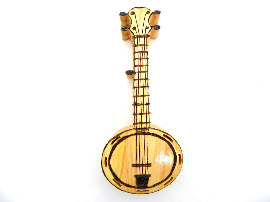 Mini Pine Wood Banjo - Etsy