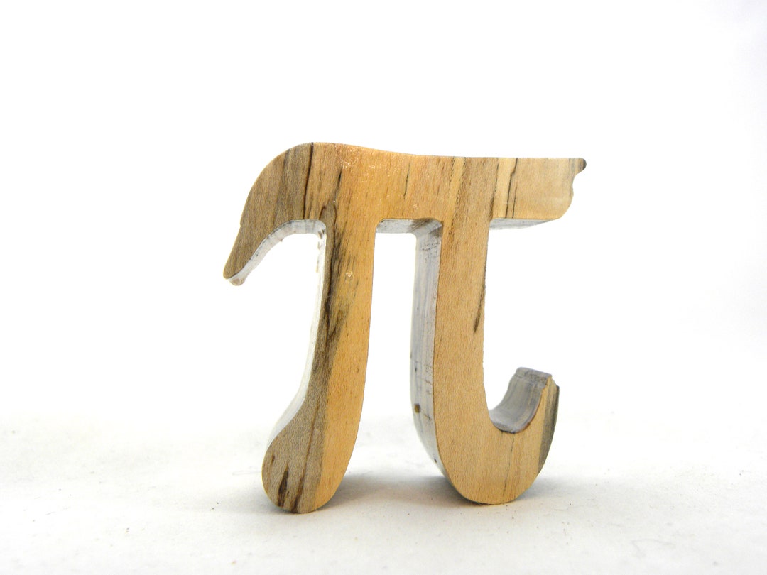 MINI Wood Pi Math Symbol - Etsy