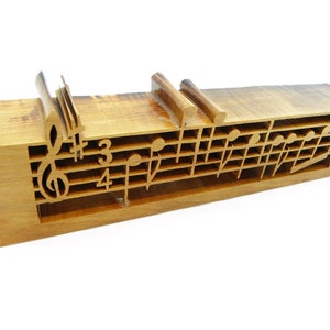 Music Notes Maple Wood Art Décor - Etsy