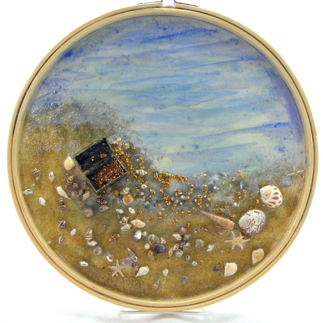 Treasure Mixed Media Wall Art Treasure Hunt Under the Sea - Etsy