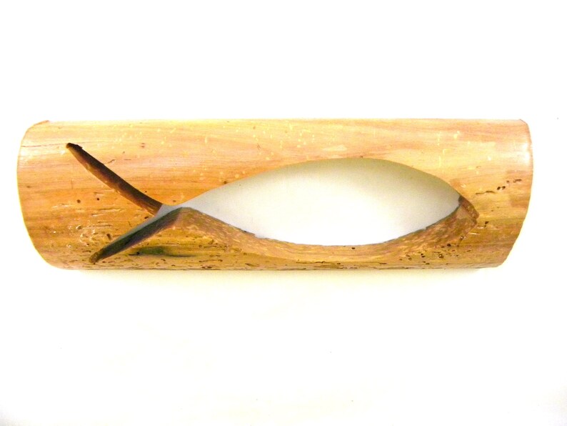Jesus Fish Maple Wood Wall Art | Sign of the Fish | Ichthys | Ichthus ...
