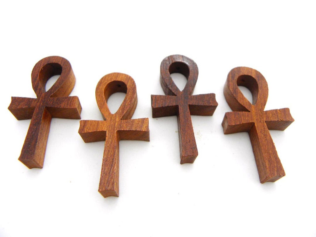 Wood Ankh Symbol Pendant - Etsy