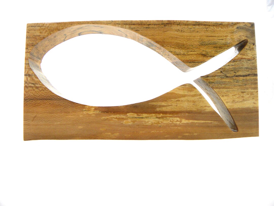 Wood Box Jesus Fish, Wooden Christian Fish, Ichthys, Ichthus - Etsy