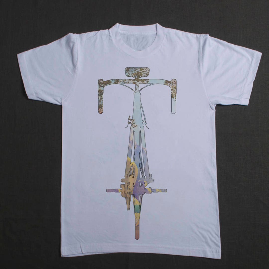 Velo Tshirt, Cycling Shirt, Fixie, Nature, Floral, Design, Bike ...