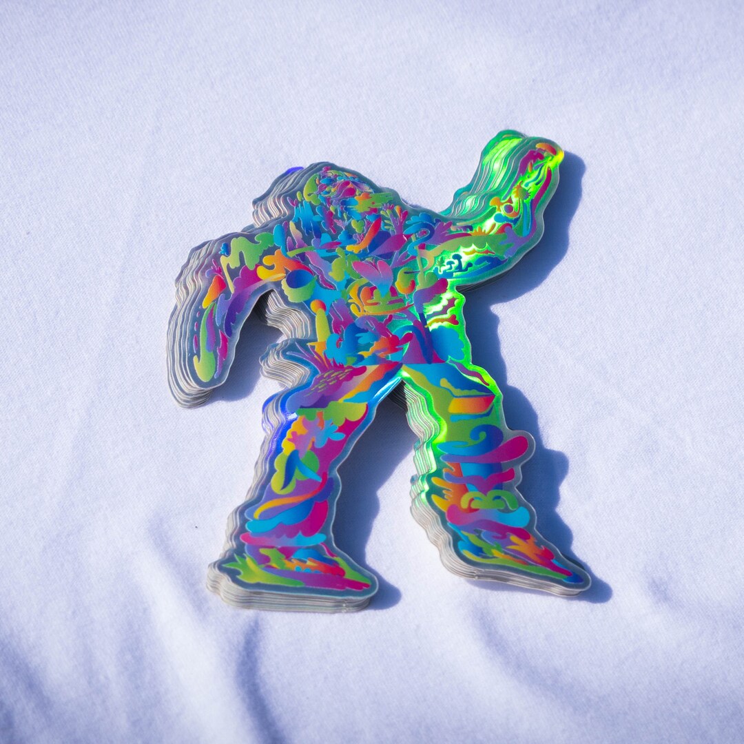 Magic Guy Holographic Sticker - Etsy