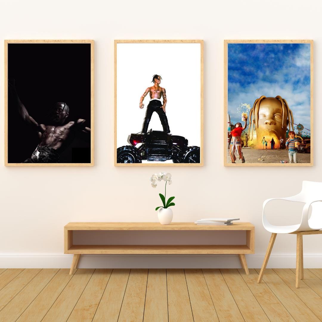 Travis Scott – Astroworld Rodeo Utopia Poster Bundle – 3-pack Digital ...
