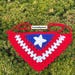 Crochet Puerto Rico Flag Bandana - Etsy