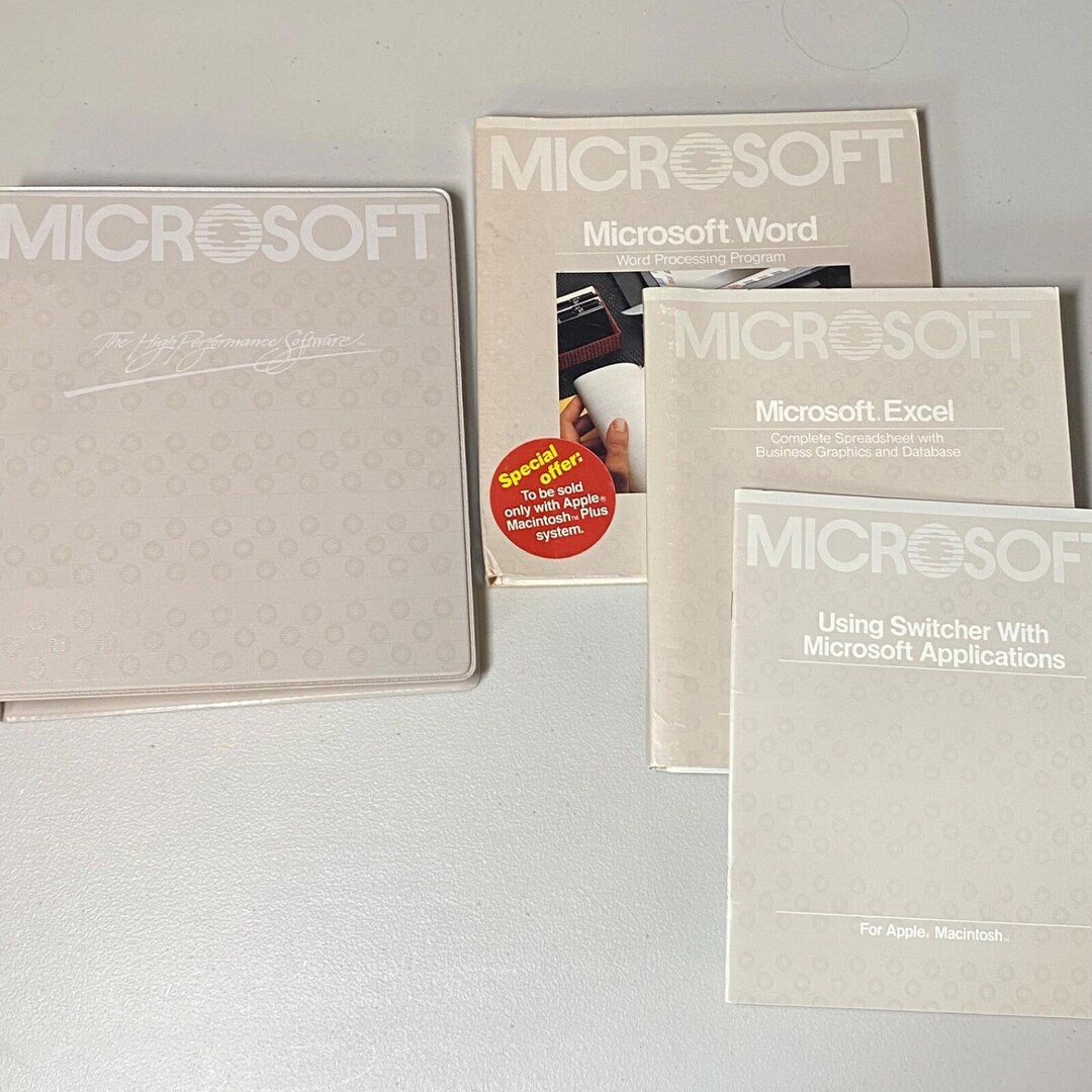 Microsoft High Performance Software Suite – Macintosh – Word, Excel ...