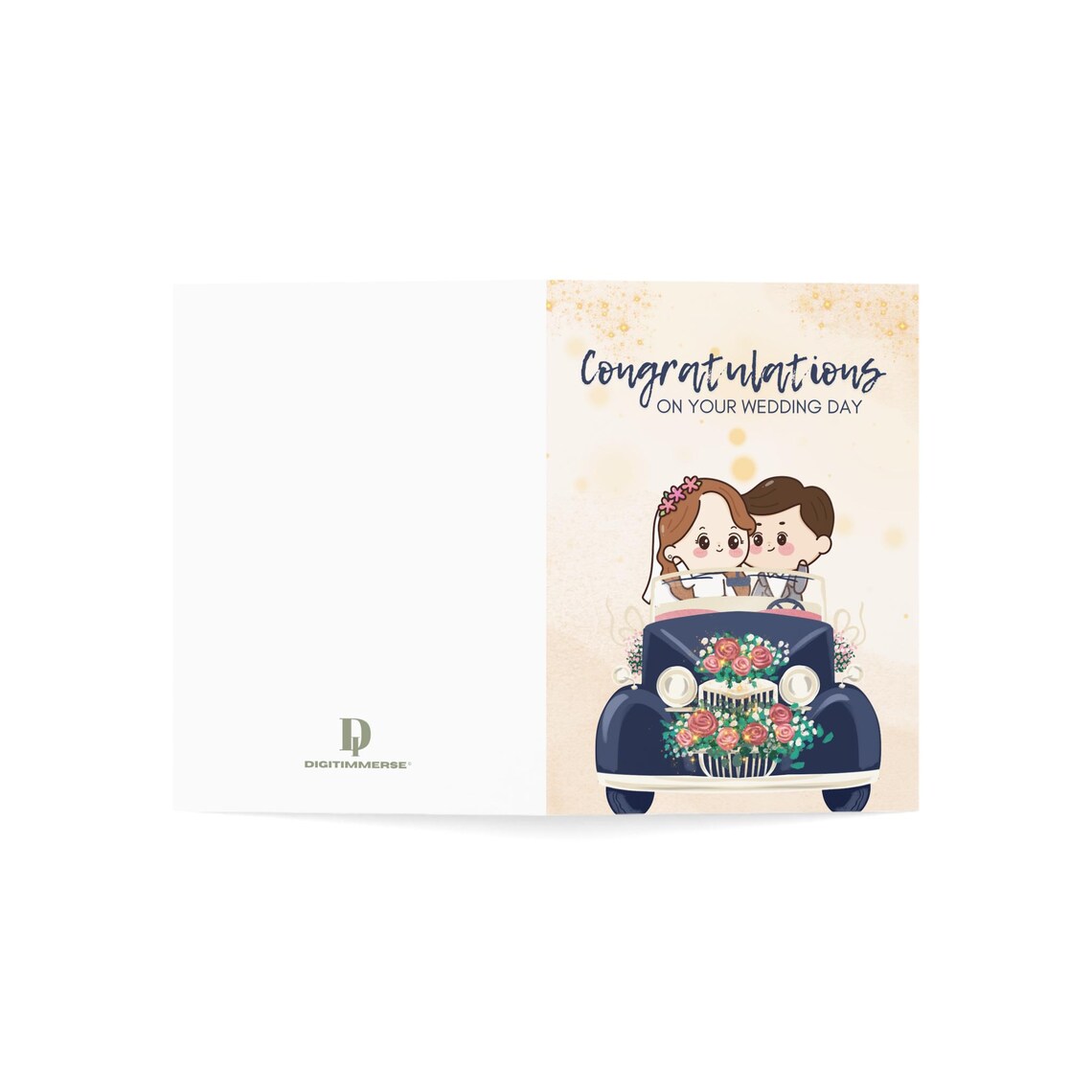 Physical Wedding Poetry Greeting Card - on Your Wedding Day - Etsy