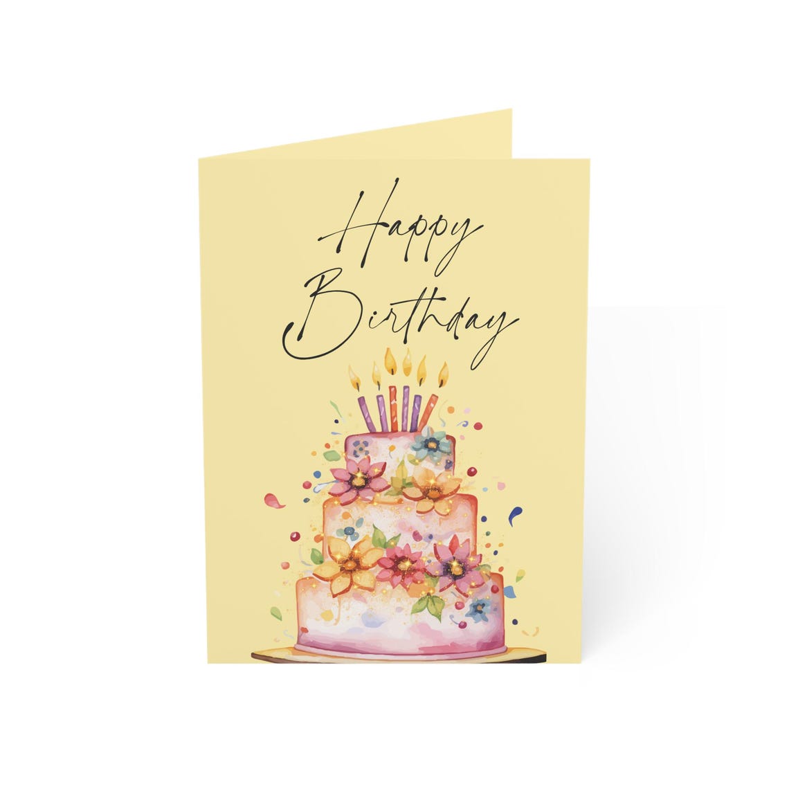 Physical Birthday Greeting Card - Be Thankful, It's Your Day! - Etsy