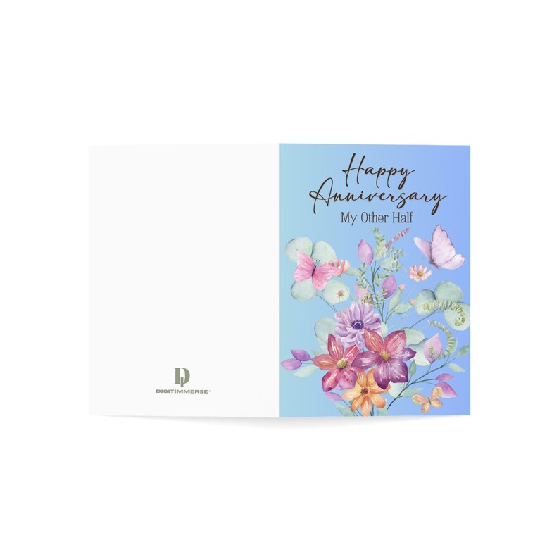 Physical Anniversary Poetry Greeting Card - Eternally Grateful - Etsy