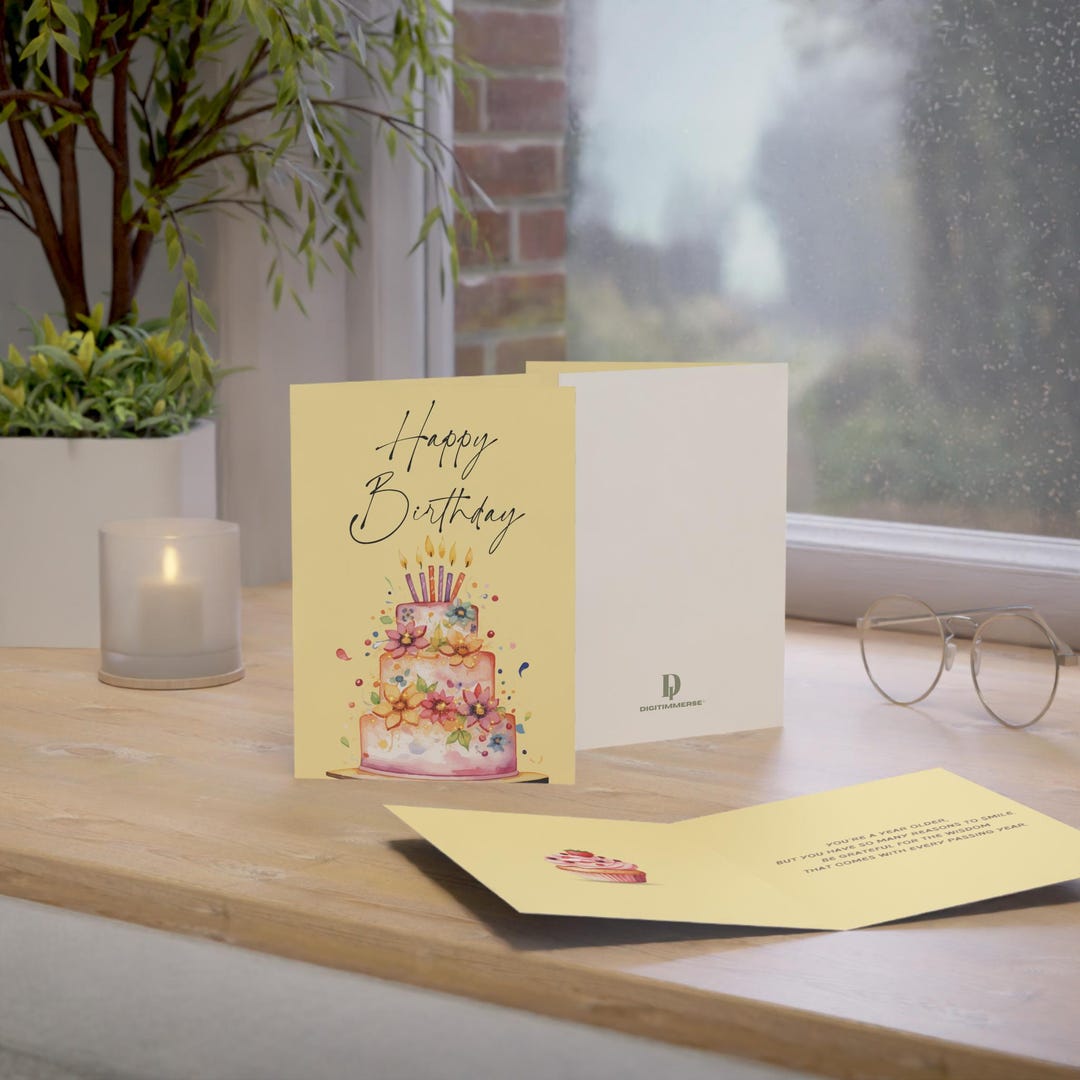 Physical Birthday Greeting Card - Be Thankful, It's Your Day! - Etsy