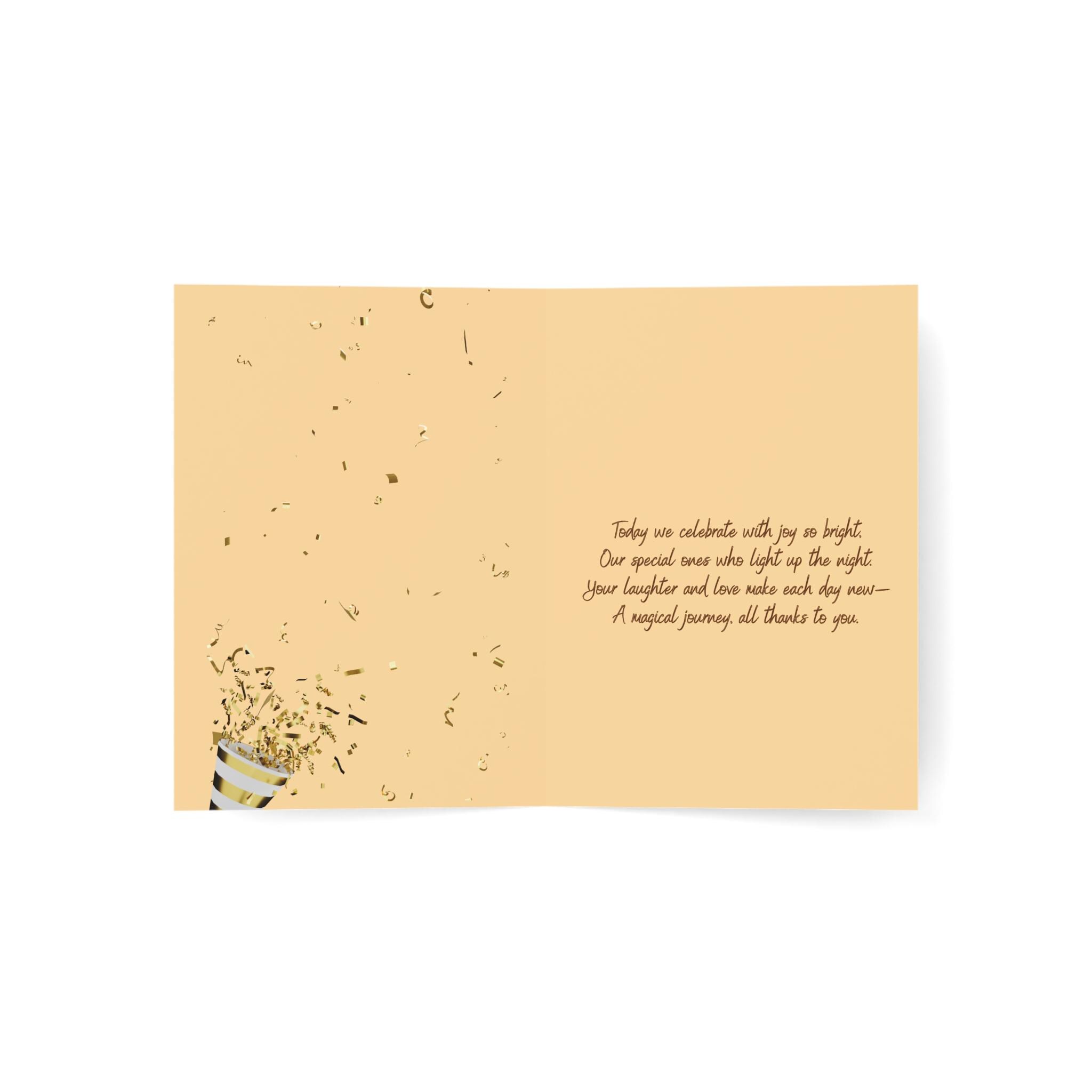 Physical Birthday Greeting Card - Celebrating You Today - Etsy