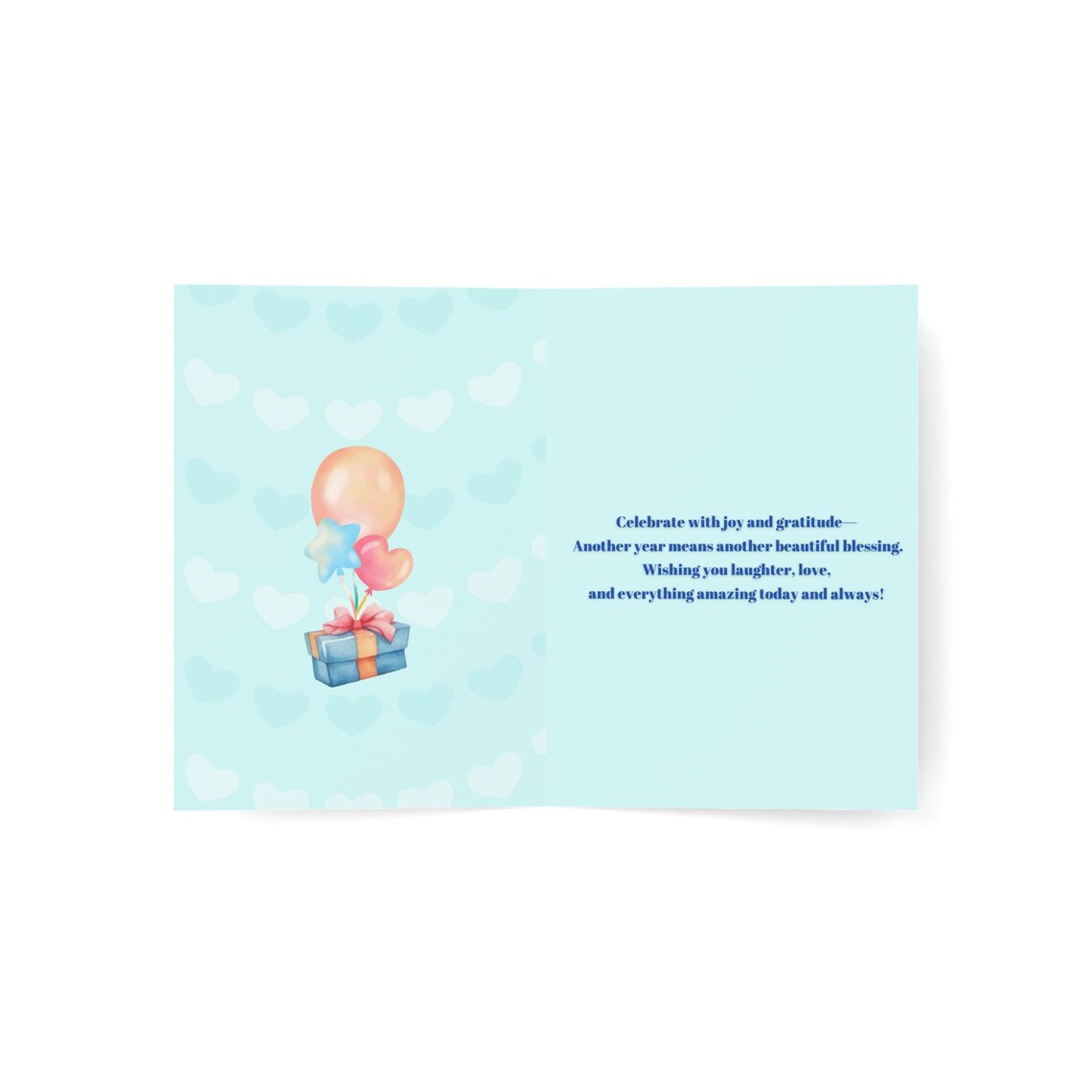 Physical Birthday Greeting Card - Another Year, Another Blessing - Etsy
