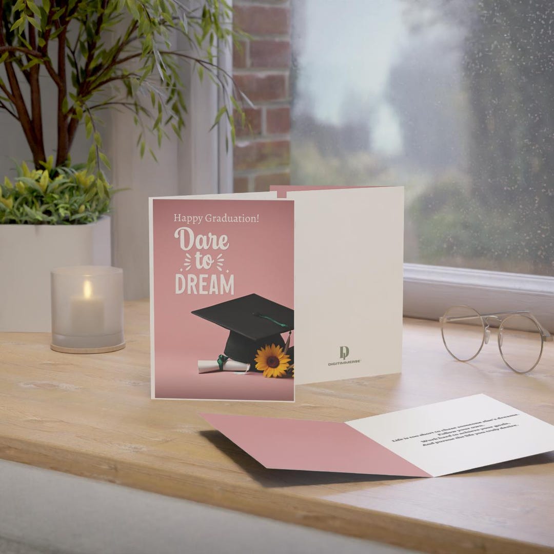 Digital Graduation Greeting Card – Dare to Dream - Etsy