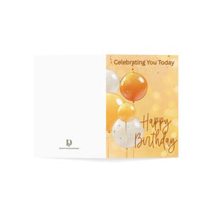Physical Birthday Greeting Card - Celebrating You Today - Etsy