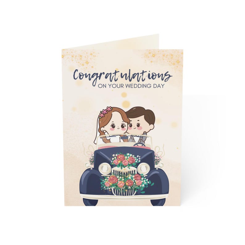 Physical Wedding Poetry Greeting Card - on Your Wedding Day - Etsy