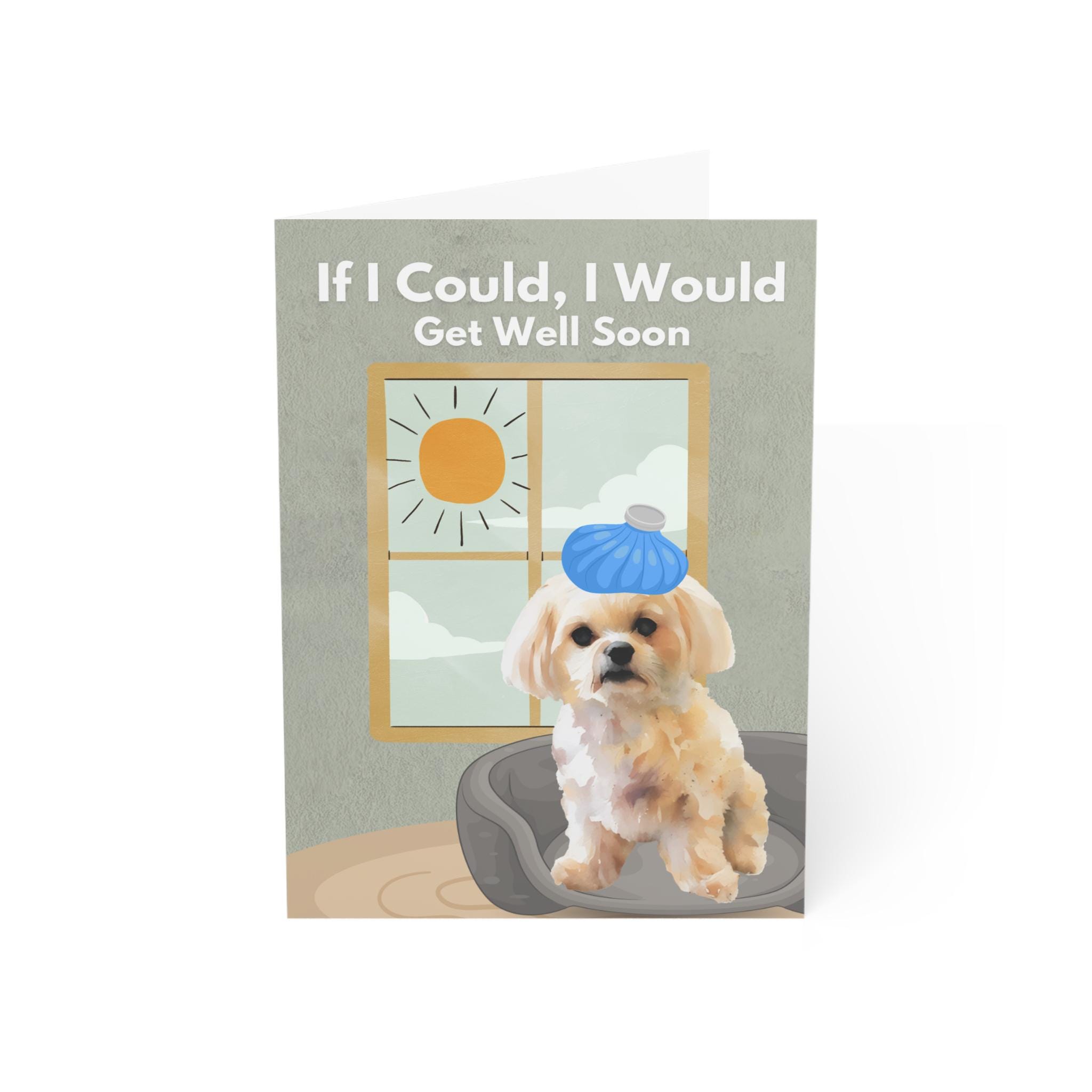 Physical Get Well Poetry Greeting Card - If I Could, I Would - Etsy