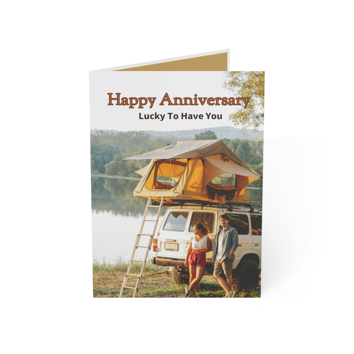 Physical Anniversary Poetry Greeting Card - Lucky to Have You - Etsy