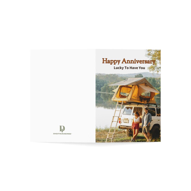 Physical Anniversary Poetry Greeting Card - Lucky to Have You - Etsy