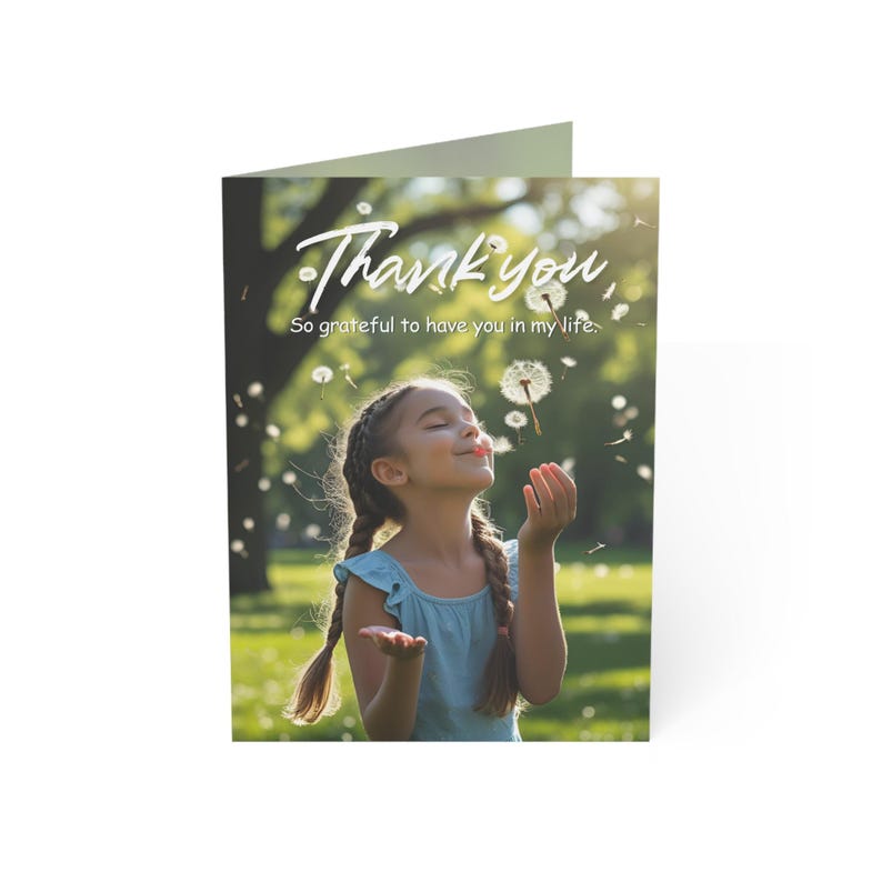 Physical Thank You Poetry Greeting Card - My Child - Etsy