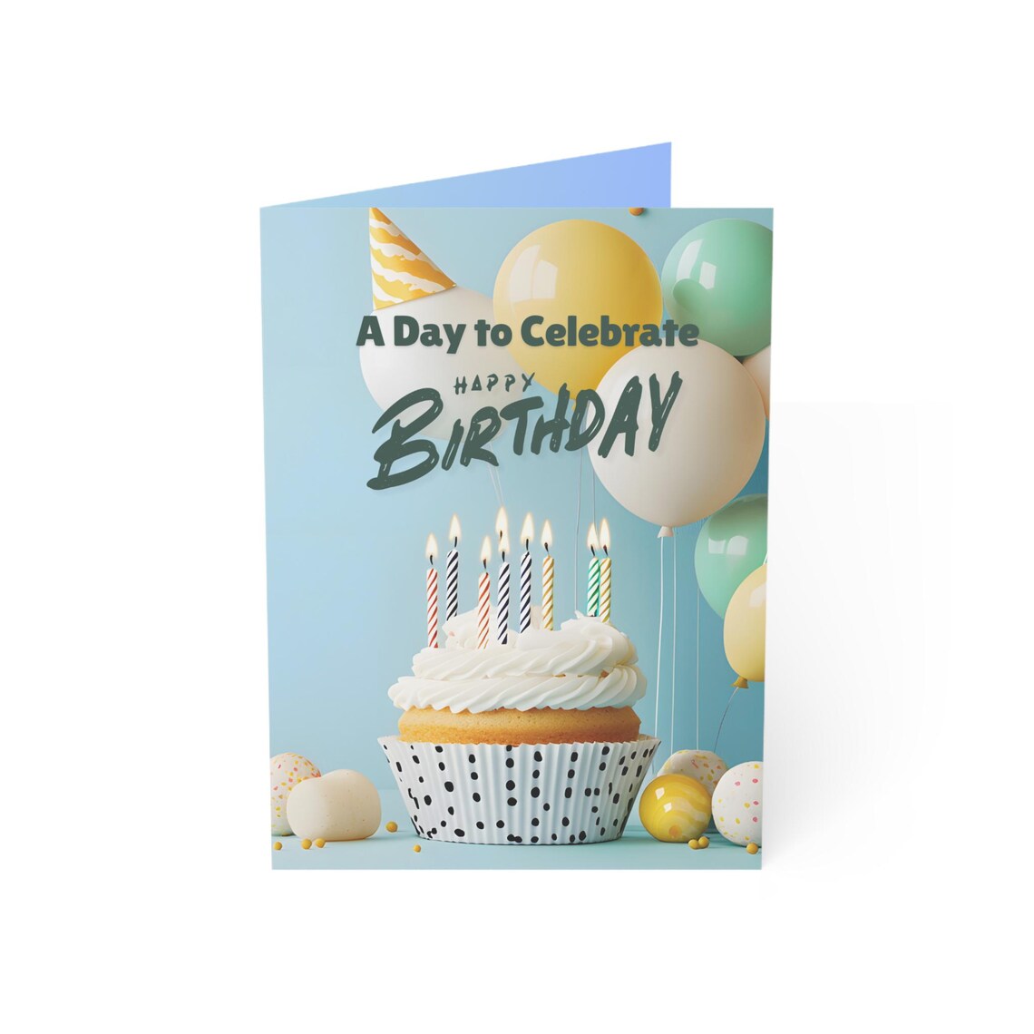 Physical Birthday Poetry Greeting Card - A Day to Celebrate - Etsy