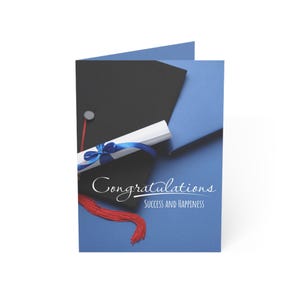 Physical Graduation Greeting Card - Success and Happiness - Etsy