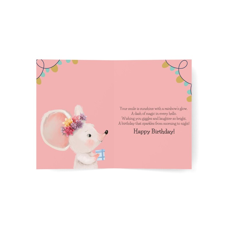 Physical Birthday Poetry Greeting Card - Happy Birthday - Etsy