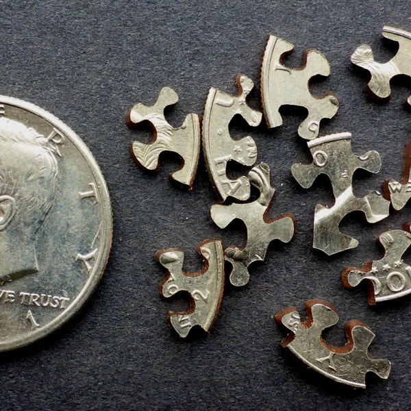 Hand Cut Coin - Etsy