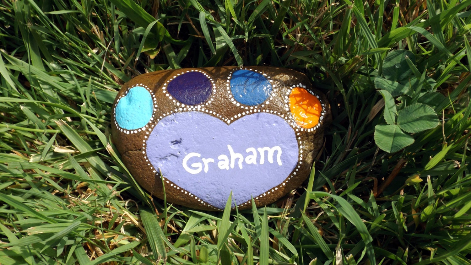 Pet Memorial Stone Custom Painted - Etsy