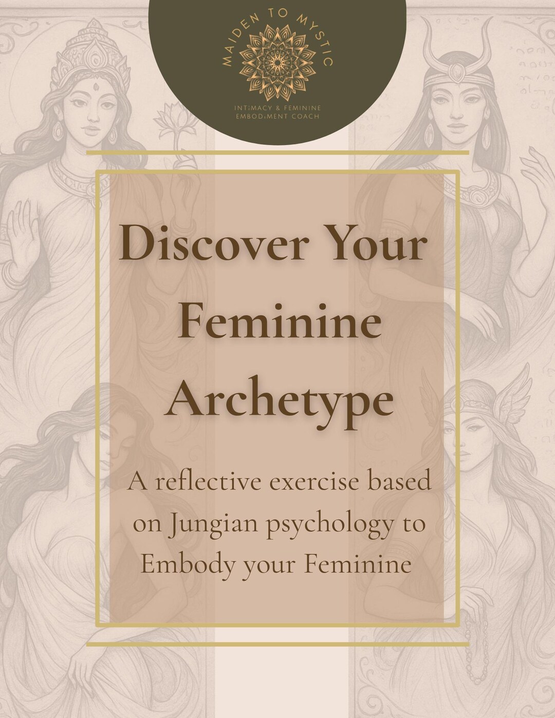 Feminine Archetype Worksheet - Etsy