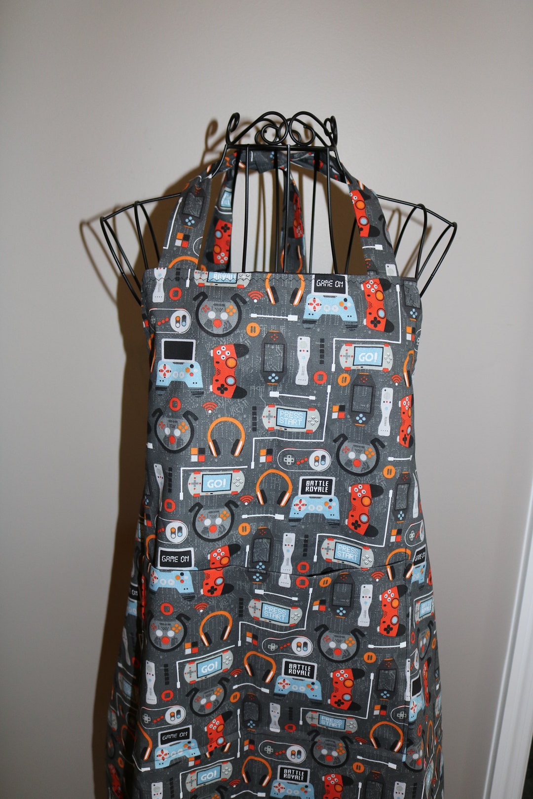 Video Game Controllers - Adult Unisex Apron - Pocket - Gamer - Games - Etsy
