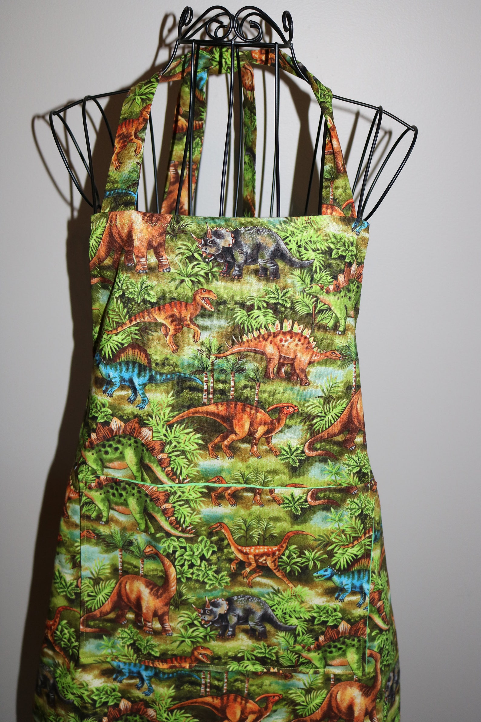 Dinosaurs Adult Unisex Apron Prehistoric Pocket - Etsy