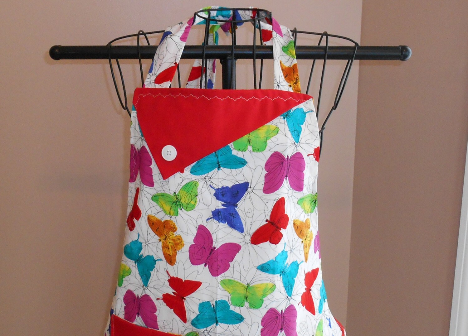 Colorful Butterflies Apron | Etsy