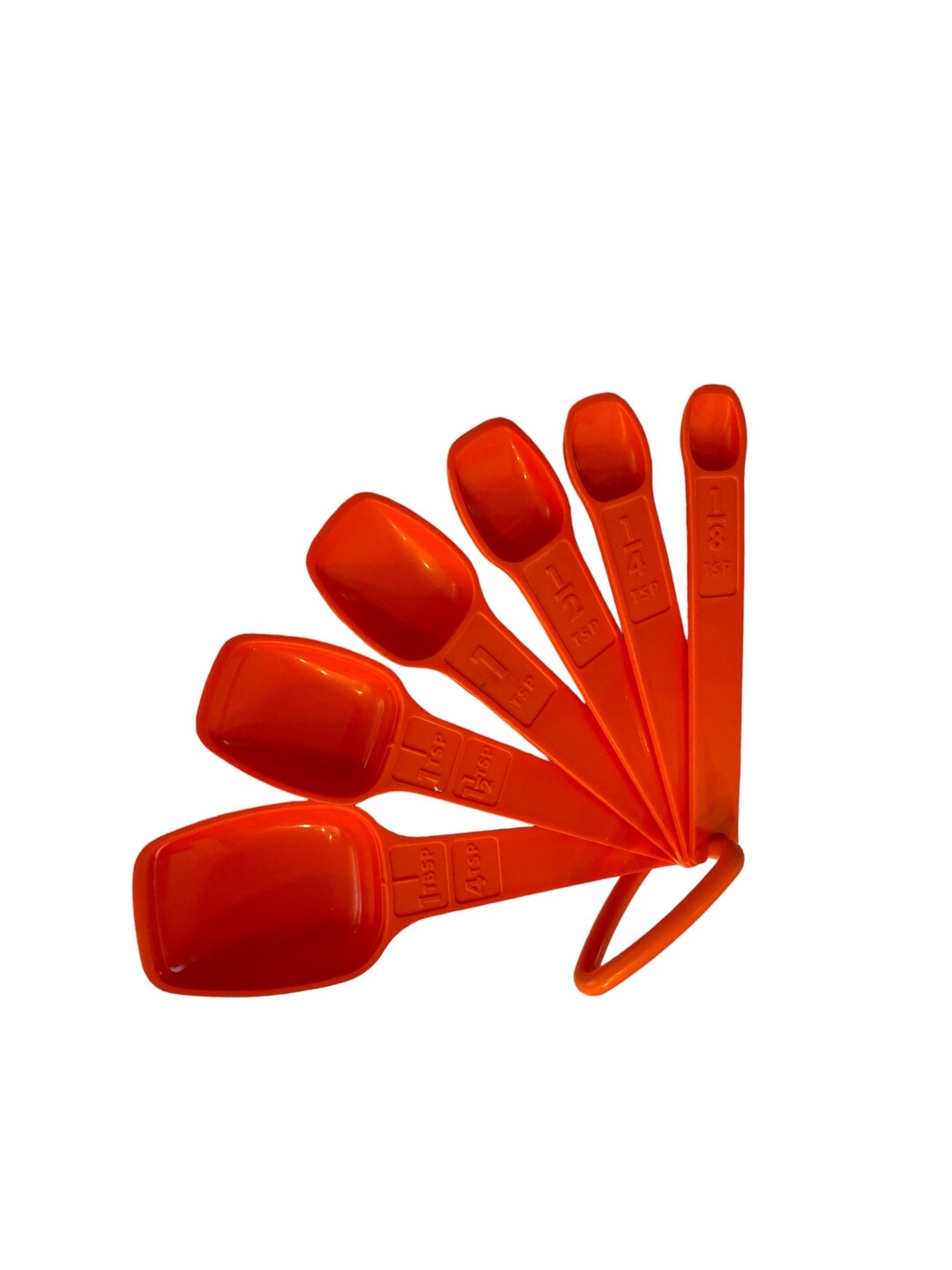 Vintage Tupperware Measuring Spoon Set - Awesome Set of 6 Vintage ...