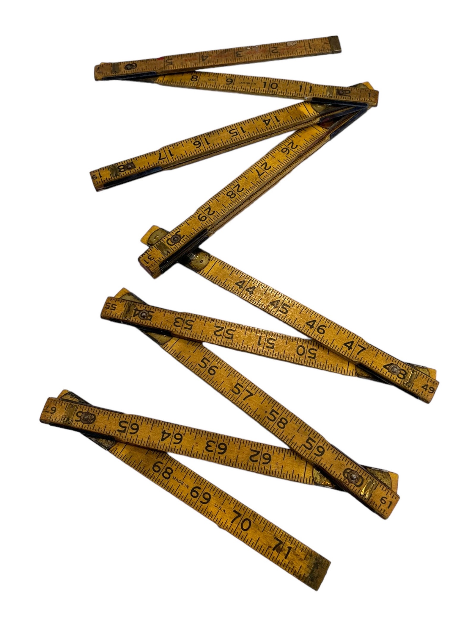 Vintage Folding Measuring Stick Wooden Measuring Stick - Etsy