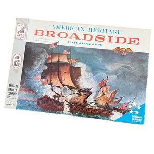Milton Bradley - BROADSIDE Game - American Heritage Naval Battle Game ...