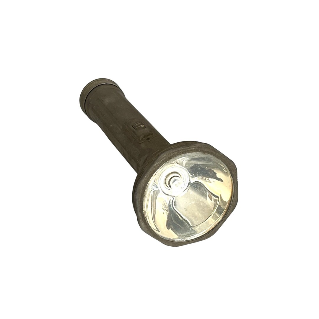 Vintage Metal Sol-ray Brand Flashlight - Vintage Metal Flashlight - Etsy