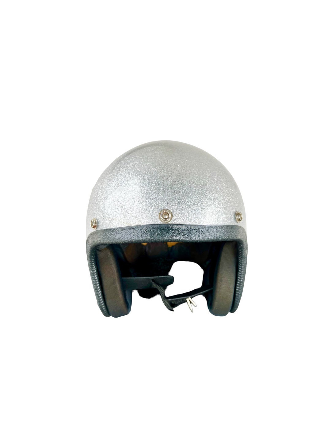 Vintage Motorcycle Helmet - Vintage Helmet - Scooter Helmet - Glitter ...