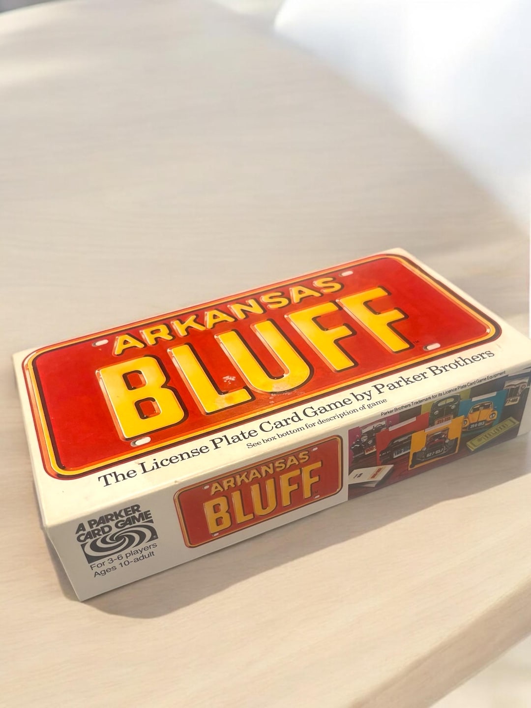 Vintage Bluff License Plate Card Game - Etsy