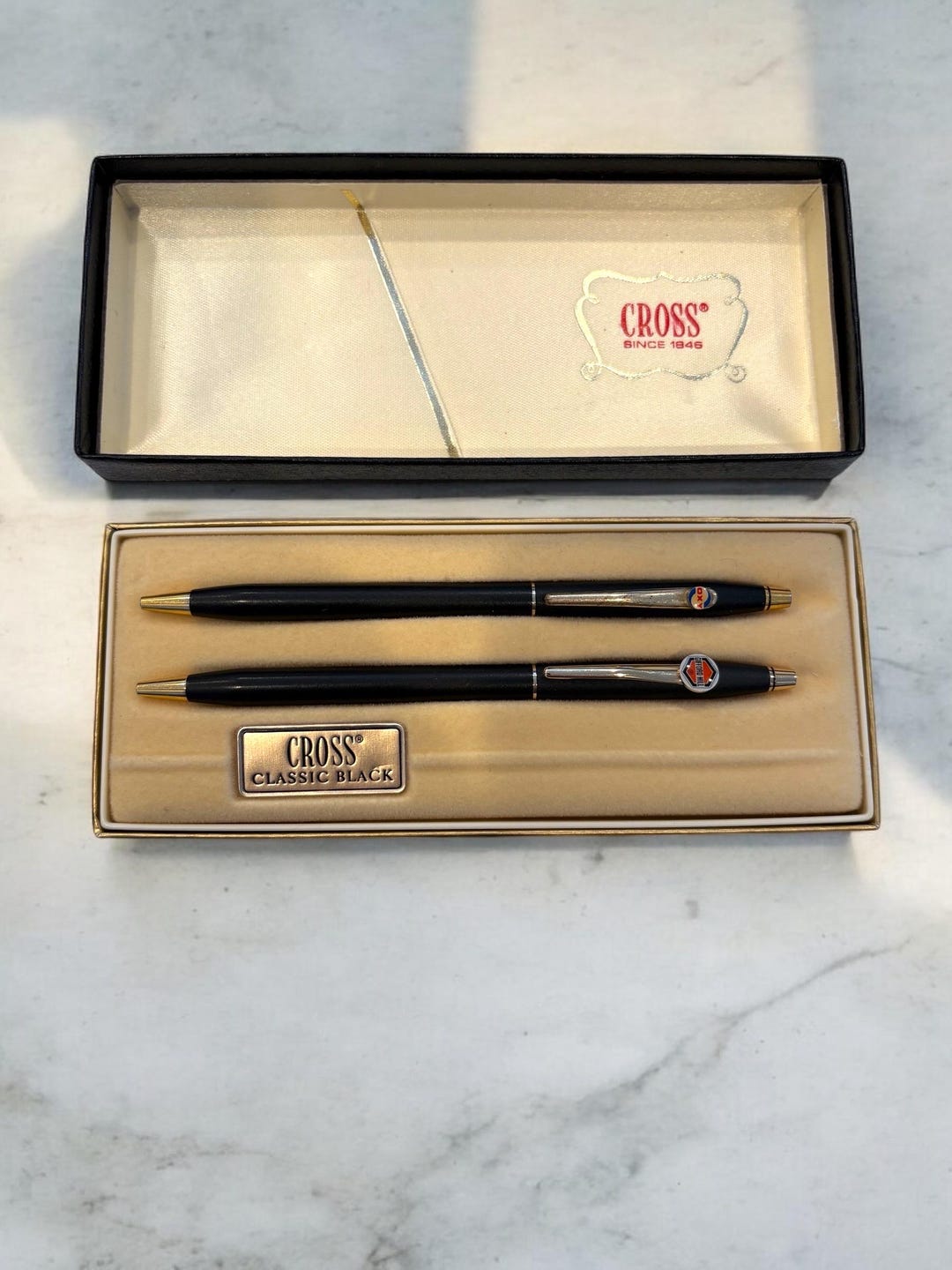 Vintage Cross Pen & Pencil Set - Classic Black 2501 - Etsy