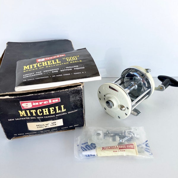 Vintage Fishing Reel - Shop Online - Etsy
