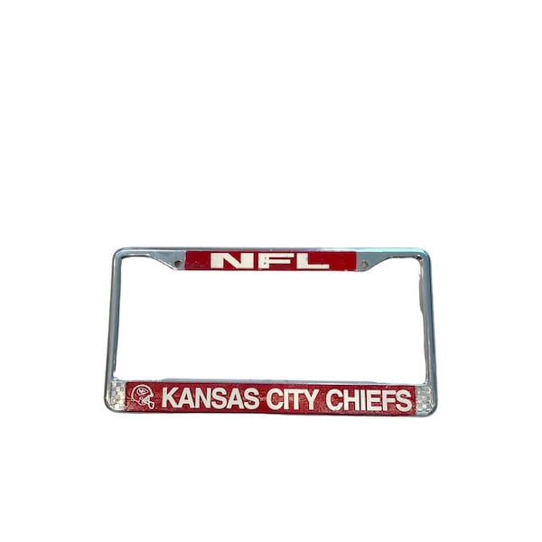 Kansas City Chiefs License Plate Frame - Etsy