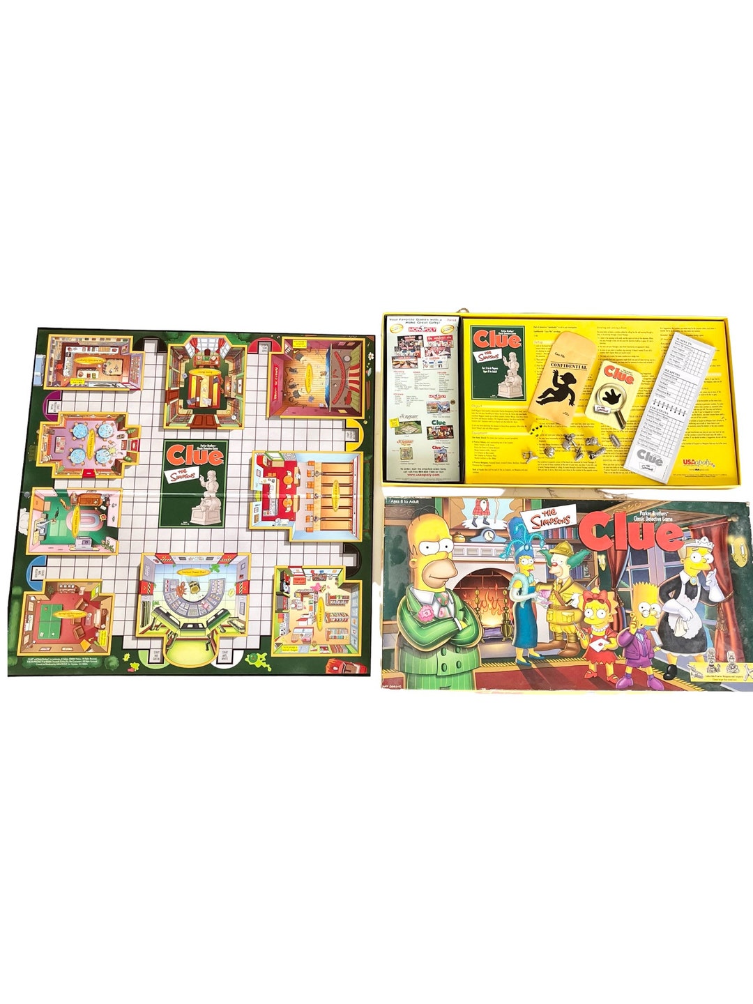 Vintage Board Game the Simpson's Clue First Edition - Etsy