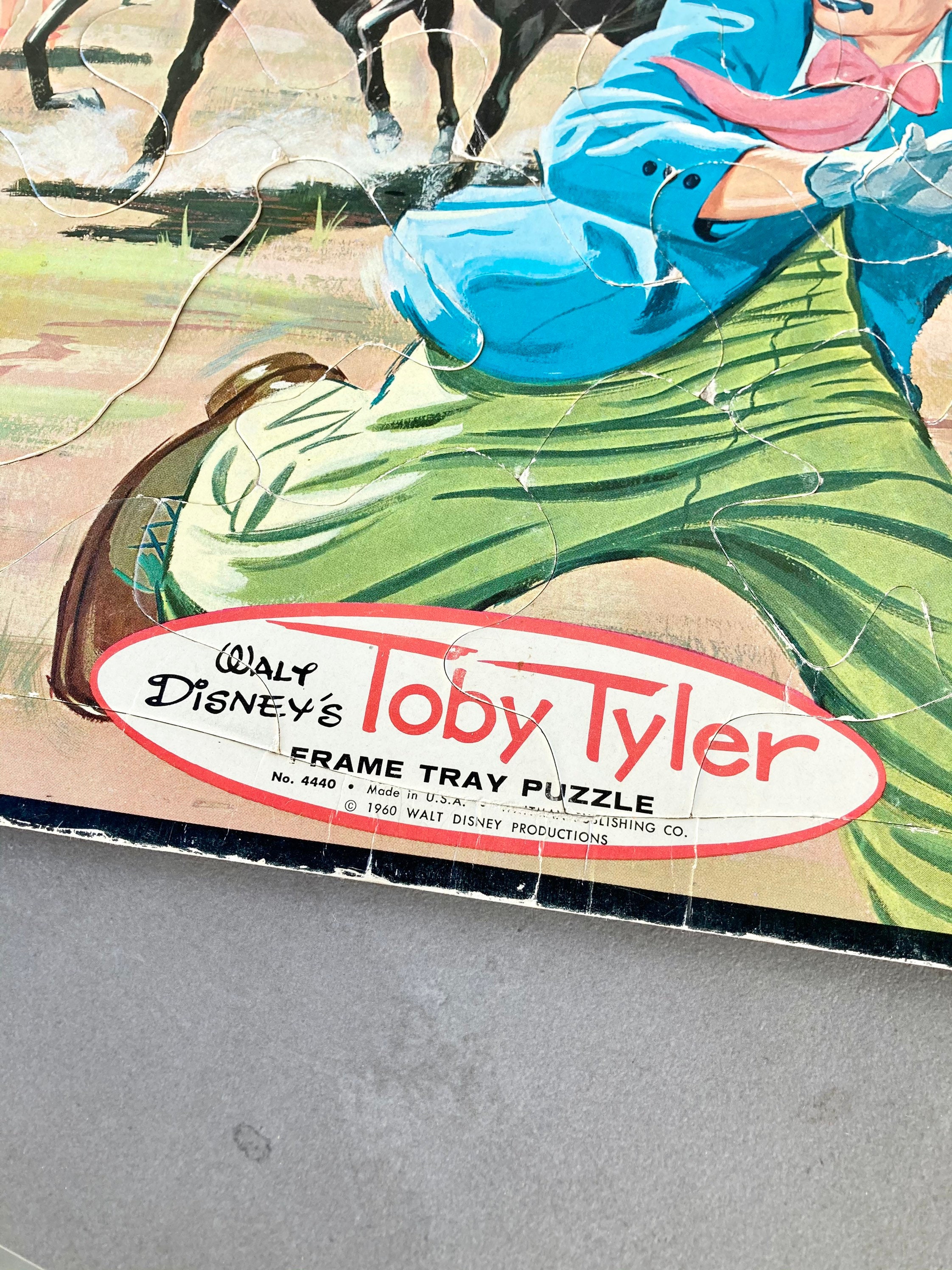 Vintage Walt Disney Puzzle Toby Tyler Puzzle Vintage Puzzle - Etsy